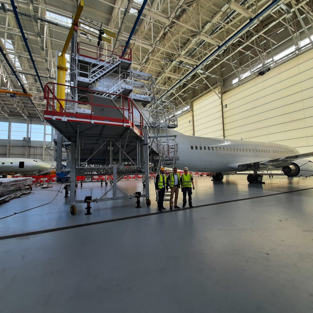 Tail docking system - AERO GSE